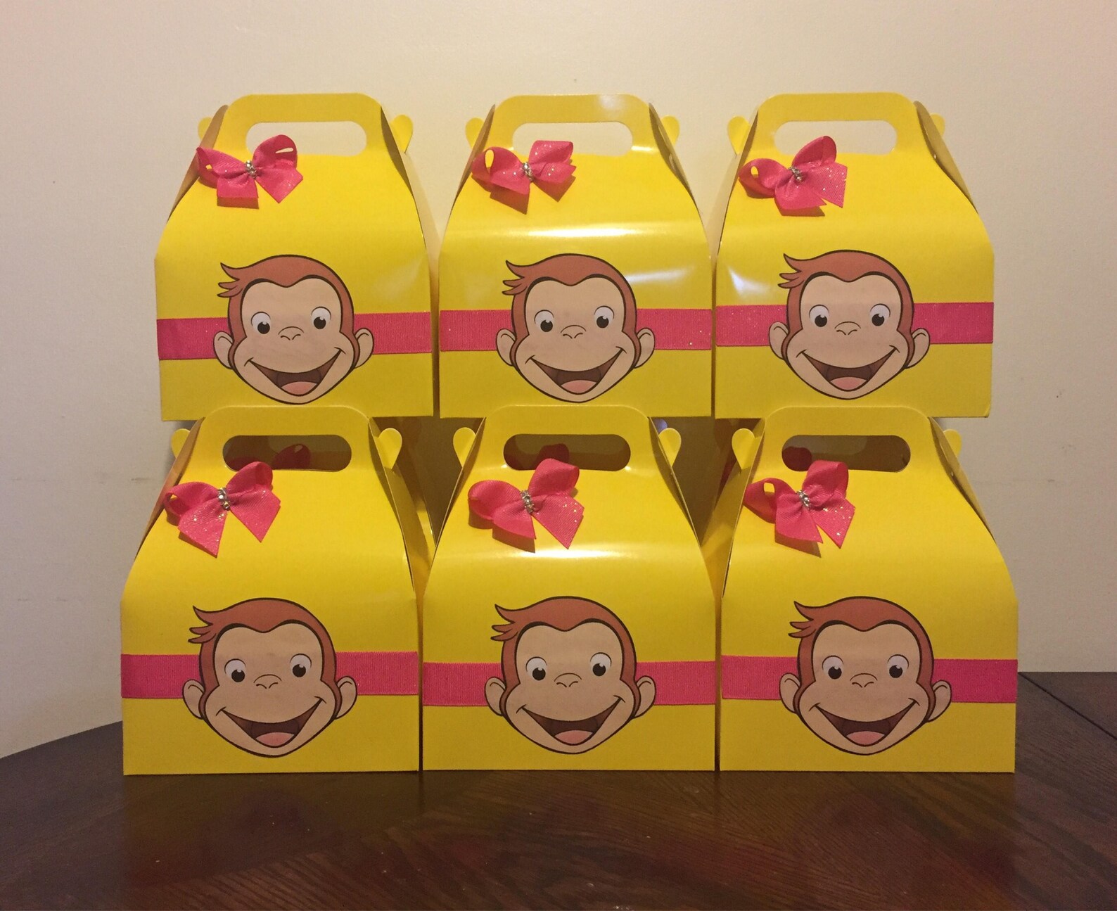 Monkey Party Favor Boxes - Etsy