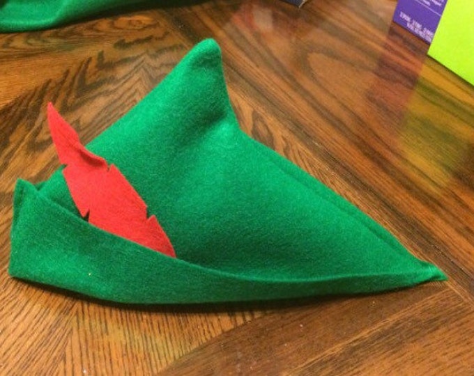Peter Pan Party Favor Felt Hat - Etsy