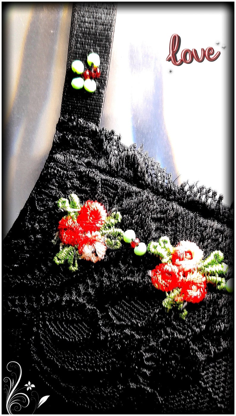 Red Roses Bra - Etsy