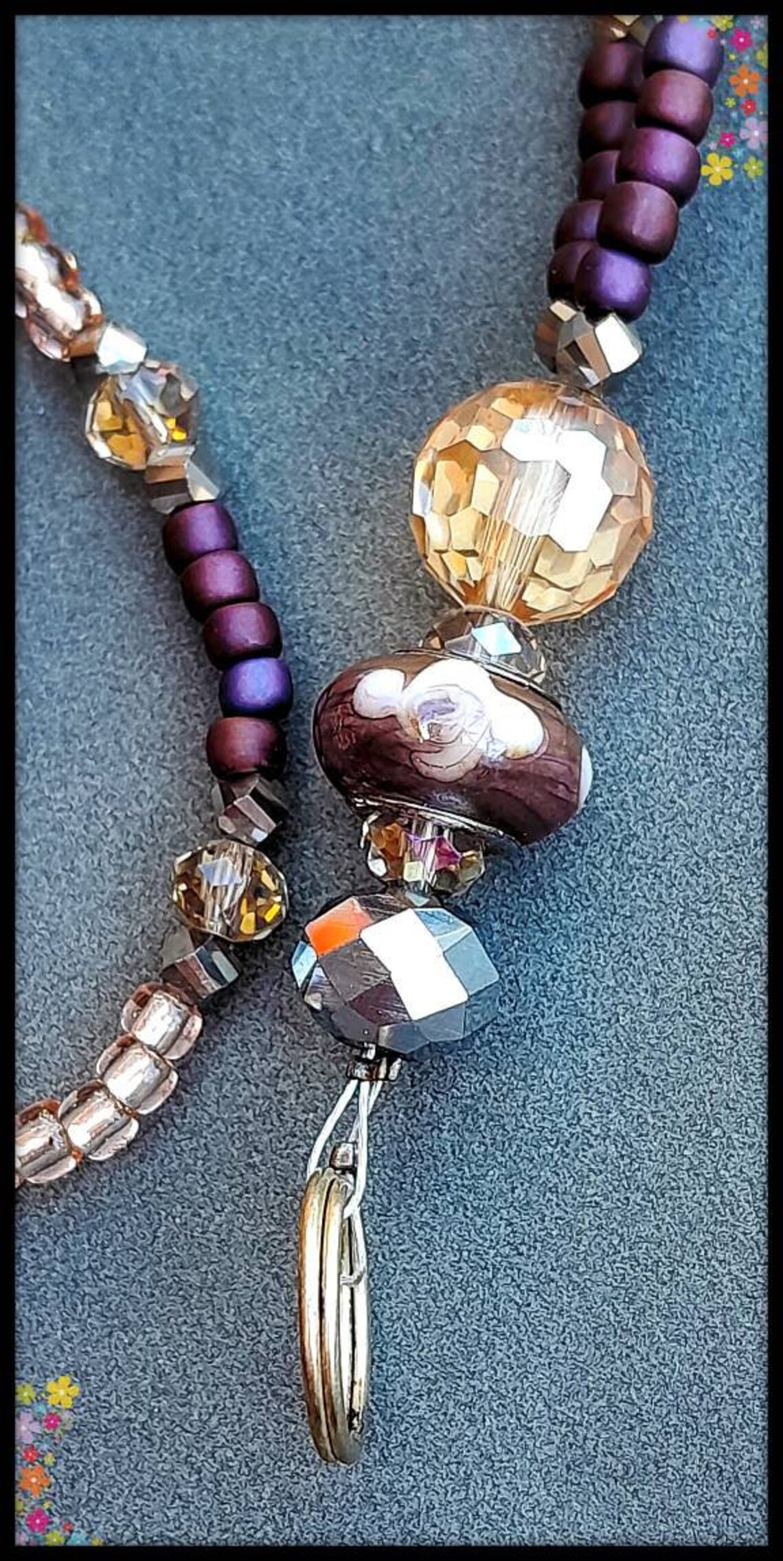 Beaded Business Lanyard - Etsy