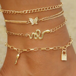 Stylish Anklet Stacking Anklet Summer Vibes Classic Style - Etsy