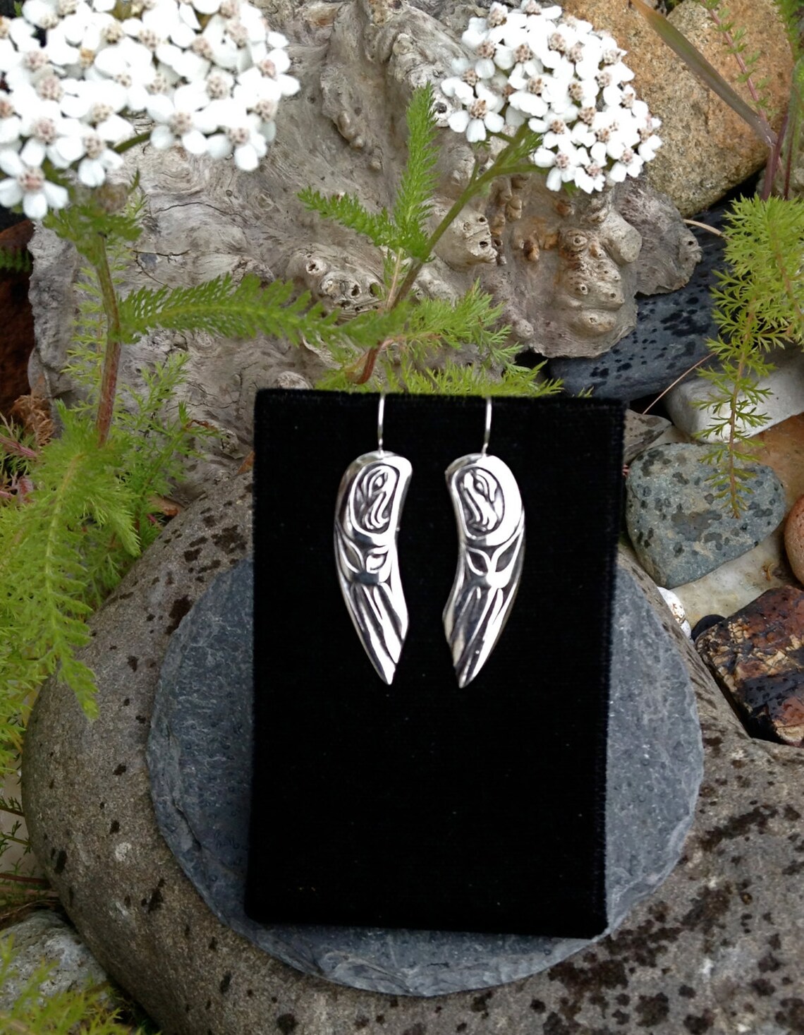 Alaskan Native Style Hawk Amulet Necklace Cast in Eco - Etsy