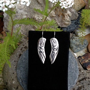 Sterling Silver Alaskan Native Hawk Amulet Necklace - 20" Rope Chain - Etsy