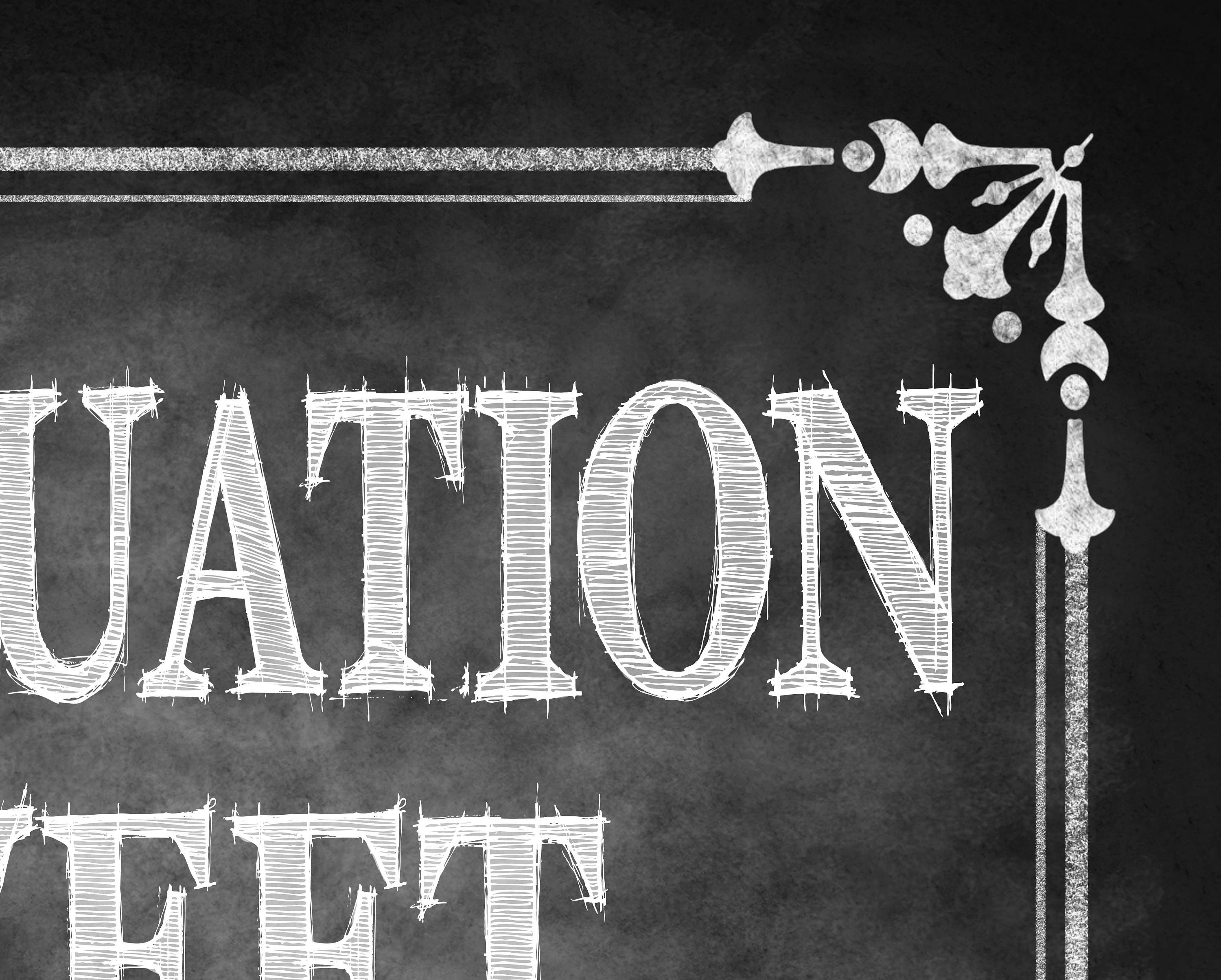 Graduation is Sweet Enjoy These Treats PRINTED Graduation - Etsy