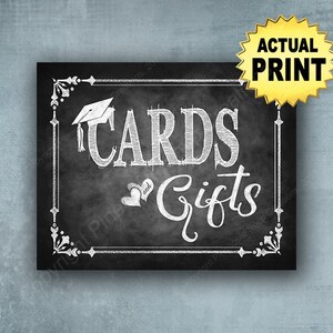 Cards & Gifts Graduation Sign PRINTED Graduation Party Decor, Gifts ...