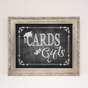 Cards & Gifts Graduation Sign PRINTED Graduation Party Decor, Gifts ...