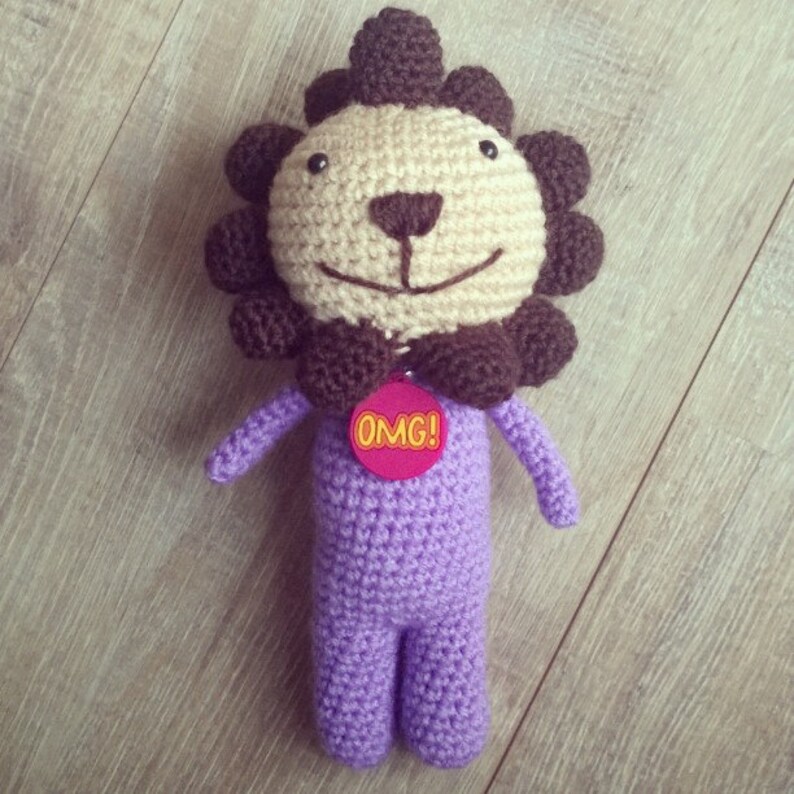 Omg a Lion Amigurumi Crochet Pattern Toy - Etsy