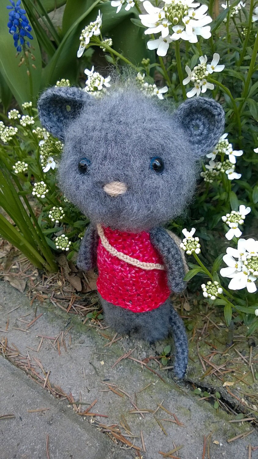 Timmy the Mouse Crochet Pattern Amigurumi Toy Pattern - Etsy