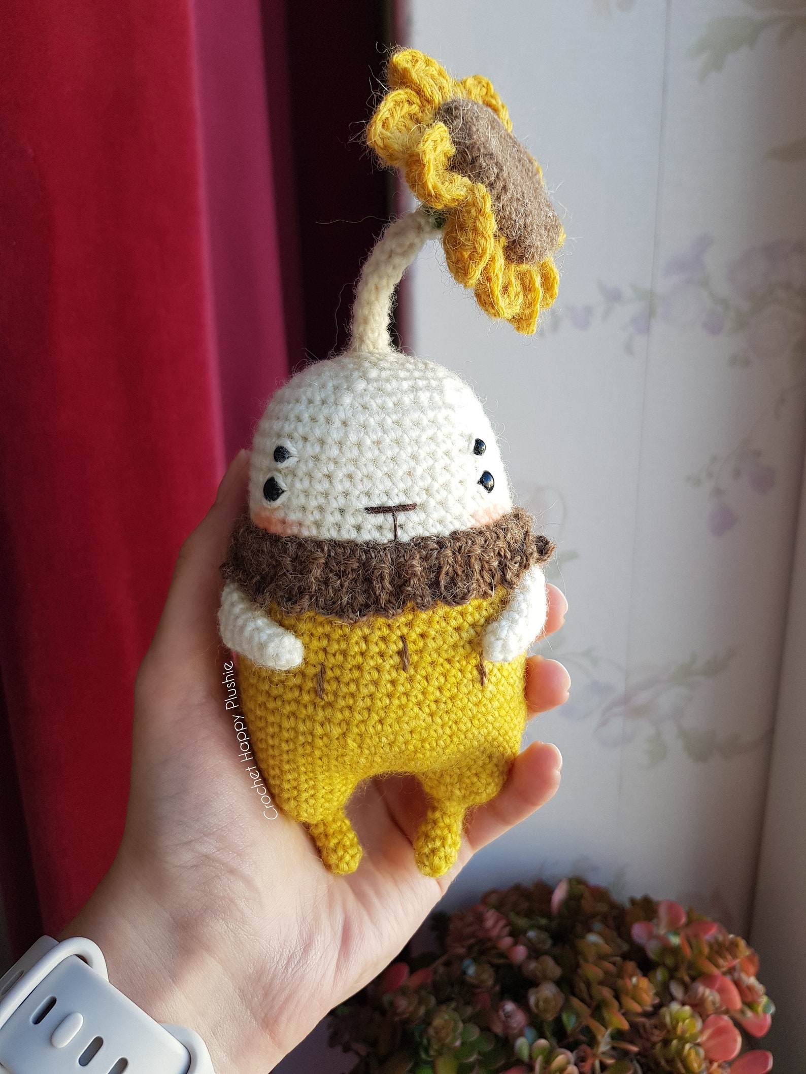 Sunflower Sprite Doll Crochet Pattern Cute Amigurumi Wool & - Etsy