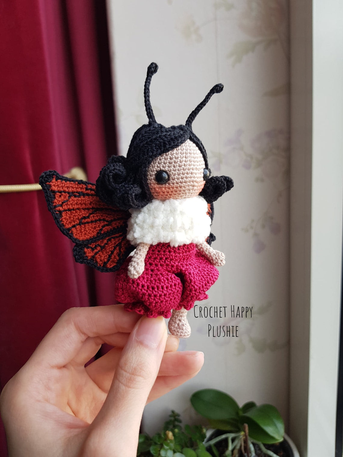 Butterfly Doll Crochet Pattern Maya Cute Amigurumi Moth | Etsy