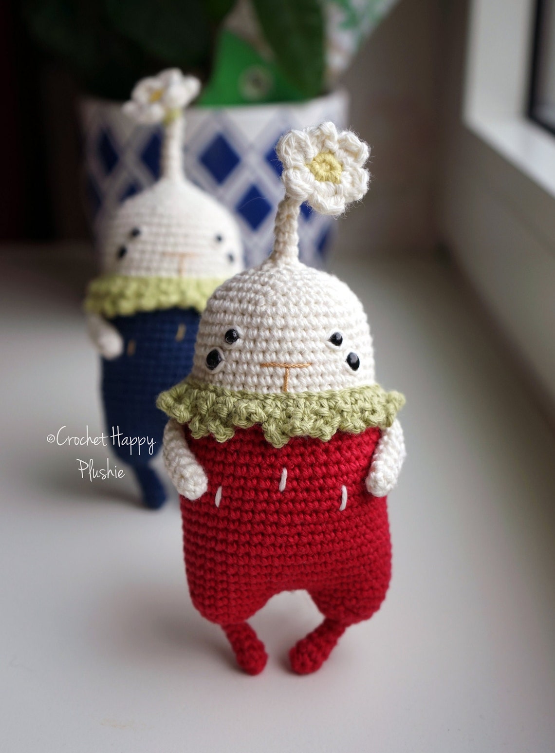 Strawberry Sprite Crochet Pattern Cute Amigurumi Doll - Etsy