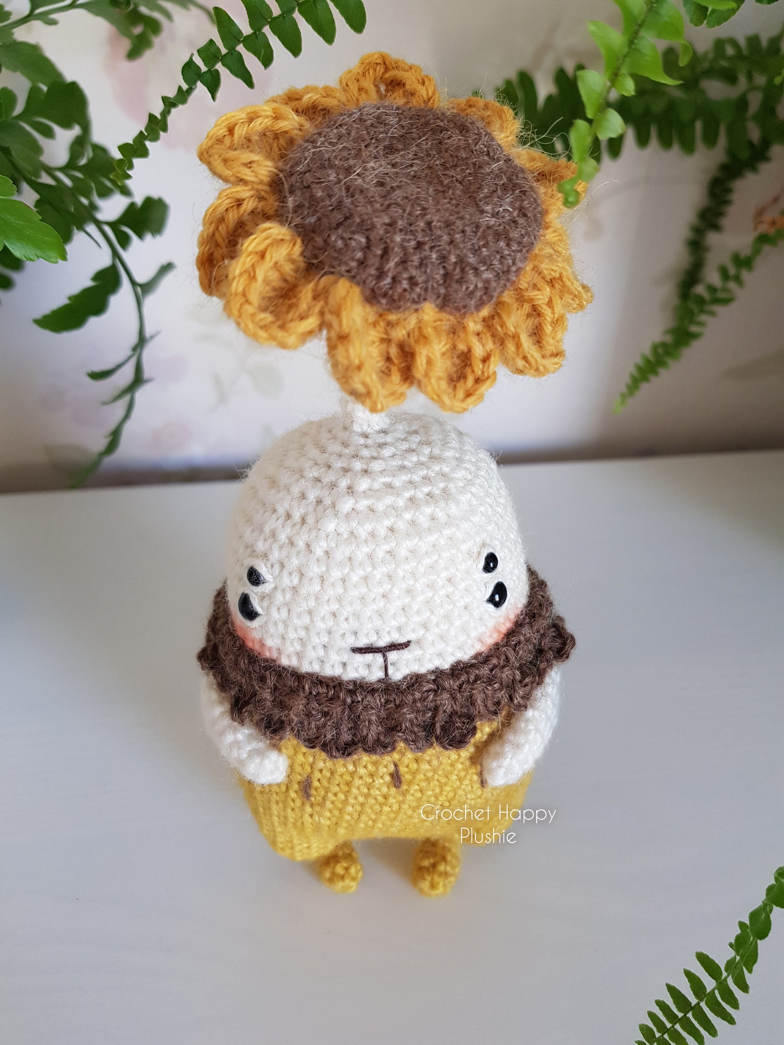 Sunflower Sprite Doll Crochet Pattern - Cute Amigurumi Wool & Bamboo ...