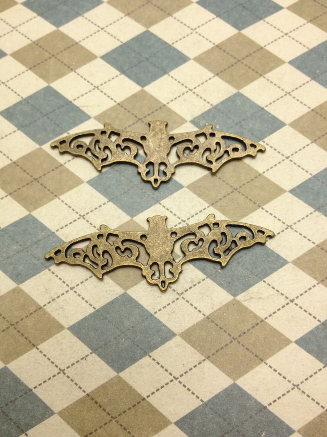 10 Pcs of Antique Bronze Bat Connector Charms 20mmx55mm - Etsy