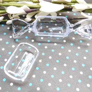 10 PCS Plastic Candy Box, Plastic Containers,shape of Candy,can Be ...