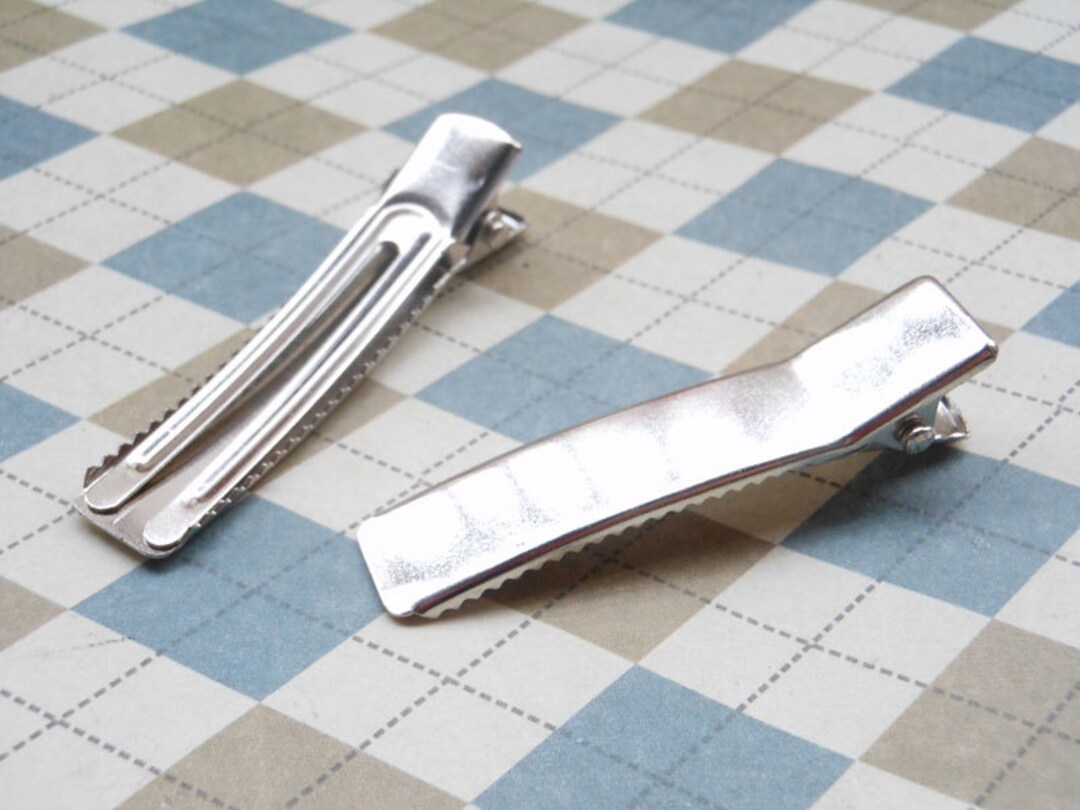 100 Pcs 10x48mm Double Prong Alligator Pinch Clips With Teeth - Etsy