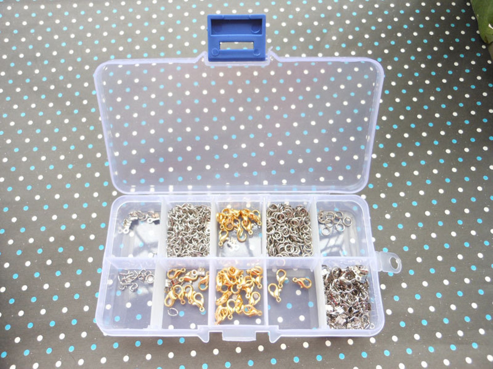 Small Parts or Beads Display Storage Box Case With 10 - Etsy