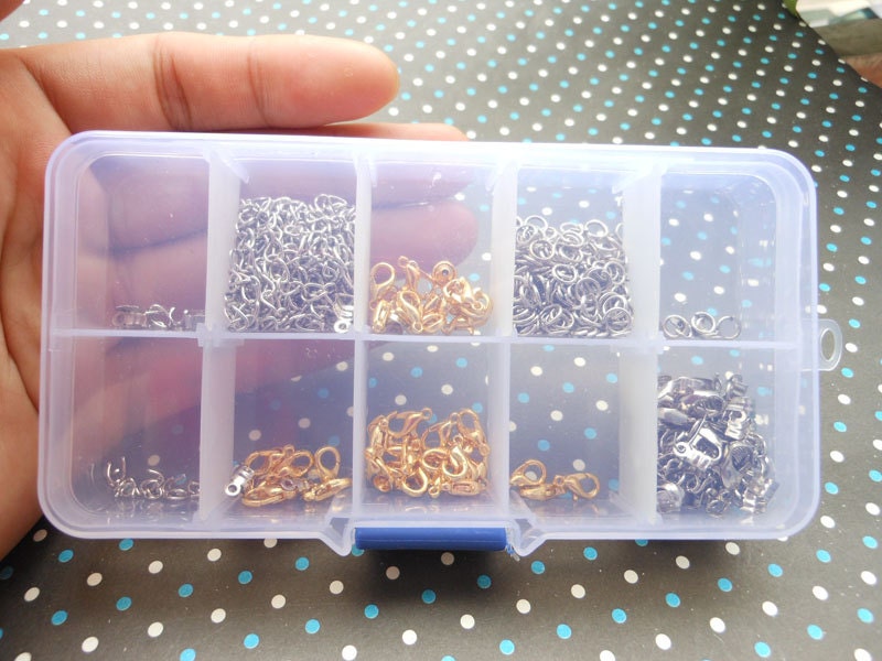 Small Parts or Beads Display Storage Box Case With 10 - Etsy