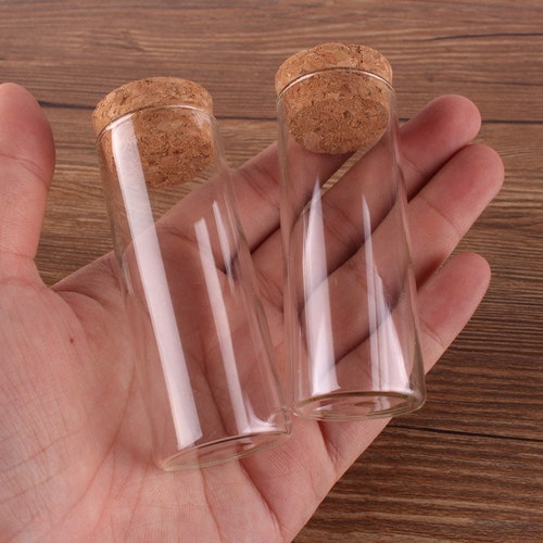 Mini Glass Bottles Small Glass Bottles With Cork Stopper Empty - Etsy
