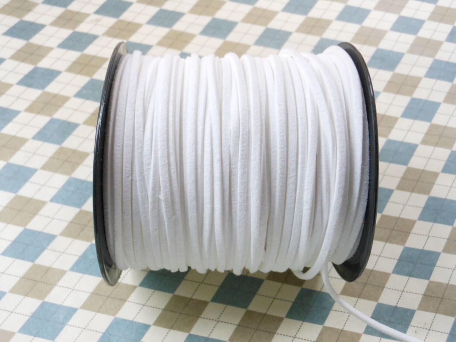 295 Ft 90m Size:3x1.5mm White Suede Cord Lace Leather Flat | Etsy