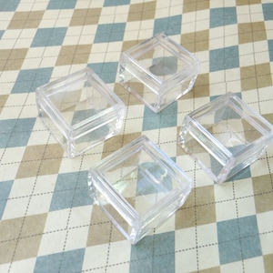 20PCS Small Clear Plastic Boxes, Display Boxes, Clear Display Cases ...