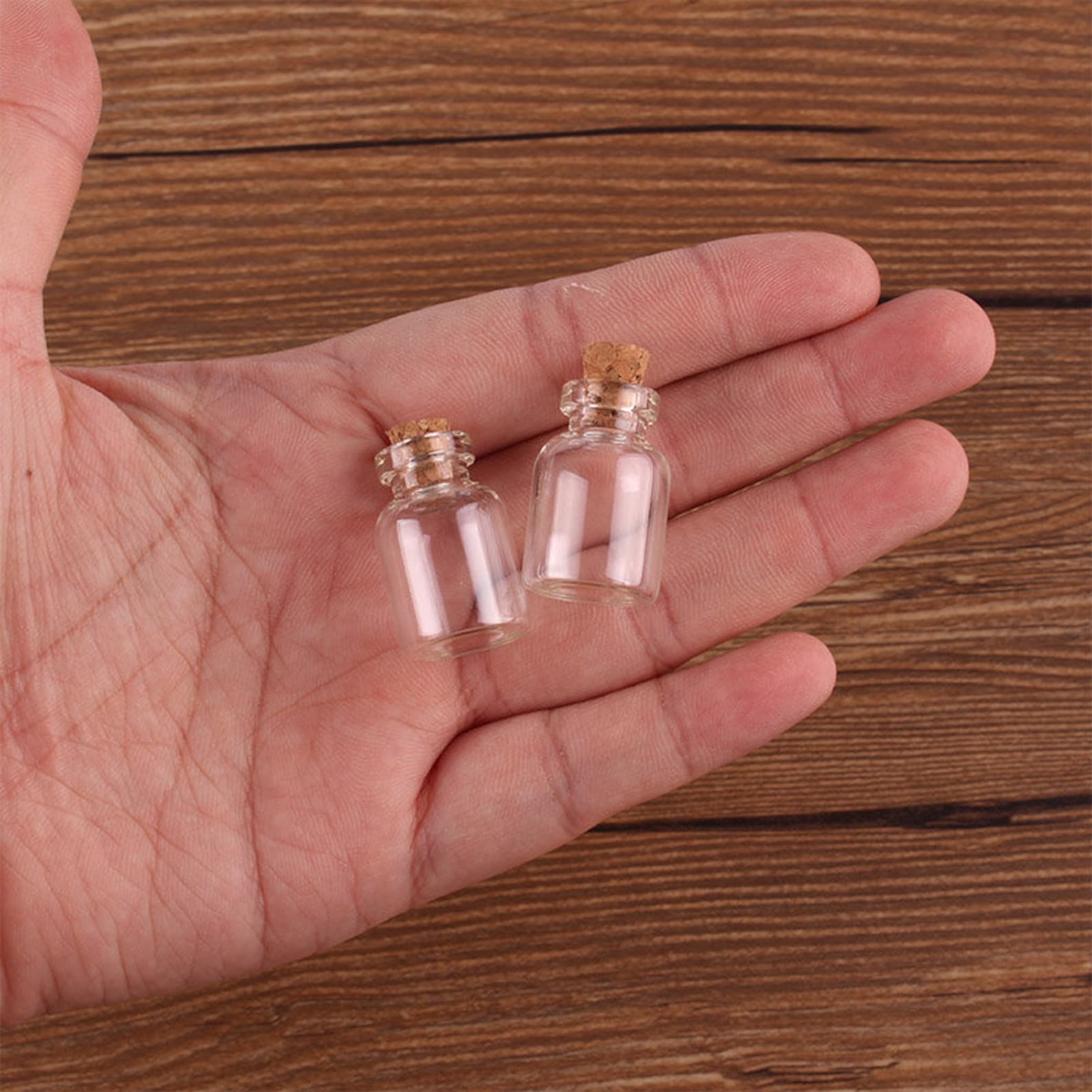 Mini Glass Bottles 1.5/2ml 16x24mm 16x35mm Small Glass Bottles With ...