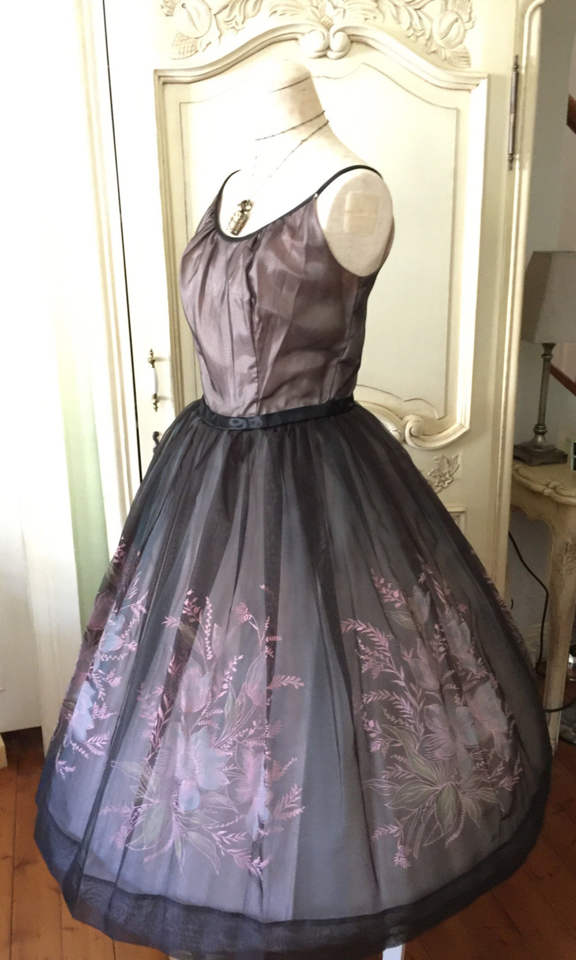 1950s Party Vintage Party Dress 50s Cocktail Dress Wedding Dress ...