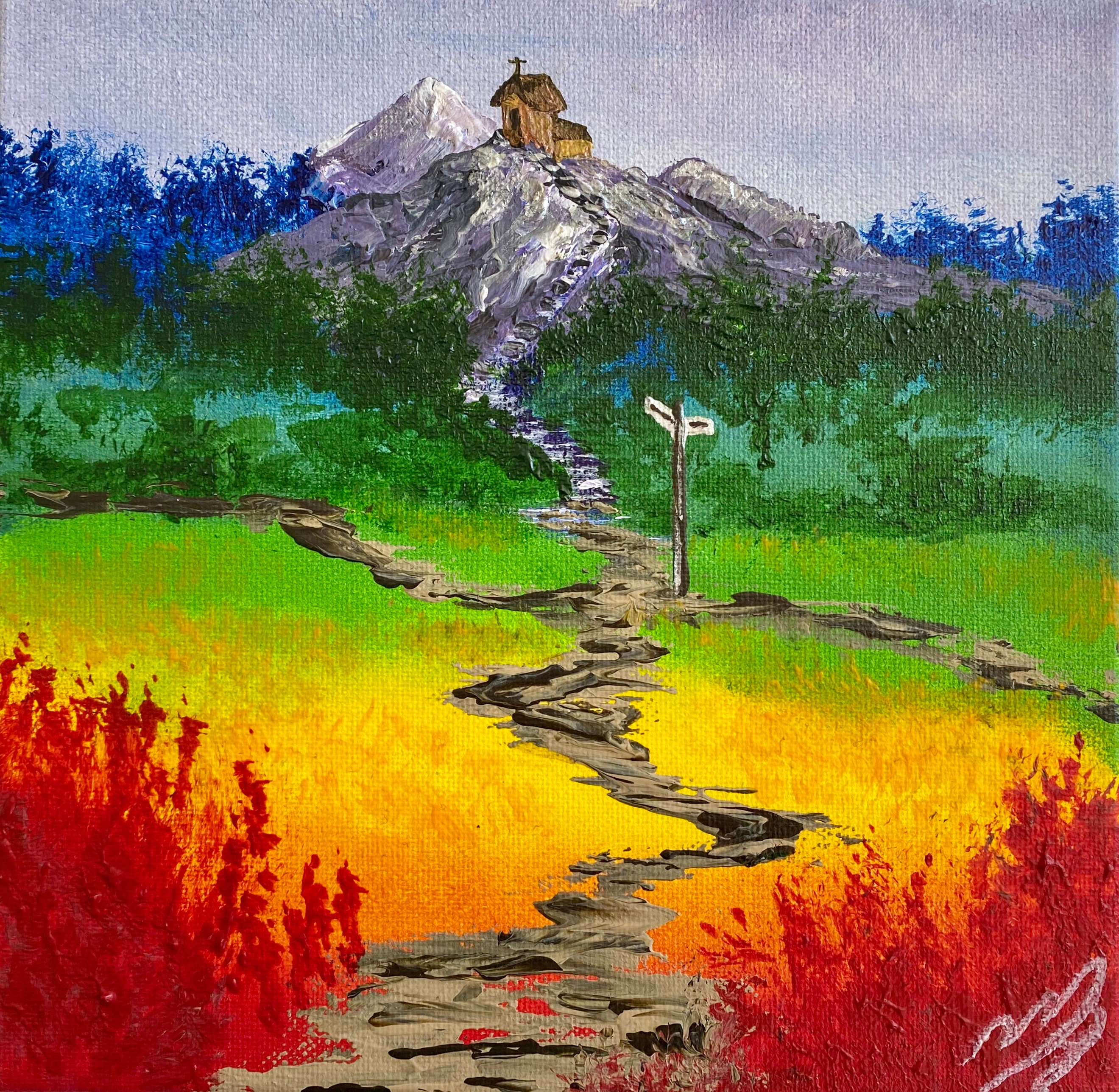 Spiritual Journey Painting