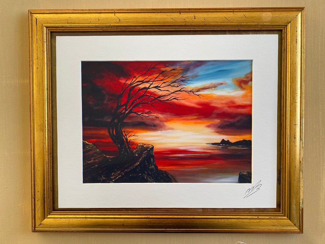 End of the World an A4 Print From an Original Contemporary - Etsy