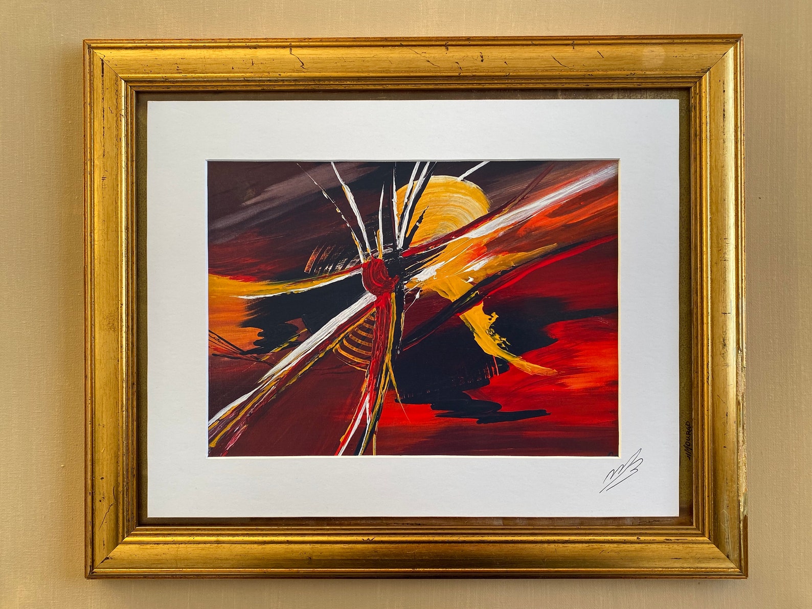 Rebirth Abstract Art Print: Contemporary Wall Decor, A4 - Etsy
