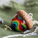 Rainbow Acorn Necklace / Real Flower Jewellery / Autumn - Etsy UK