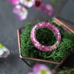 Four Seasons Spring Ring / Cherry Blossom Ring / Real Flower Ring ...