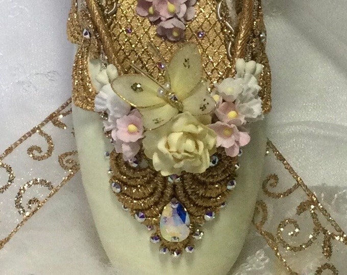 Nutcracker Dew Drop Fairy Themed Decorated Pointe Shoe. Nutcracker ...