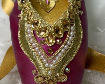 Nutcracker Ballet Harlequin/fritz Decorated Pointe Shoe. Nutcracker ...