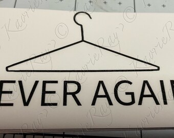 Never Again Bumper Sticker - Etsy