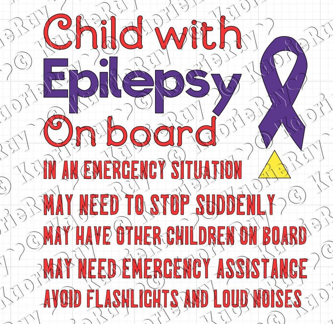 Epilepsy Vinyl Car Laptop Window Wall Decal - Etsy
