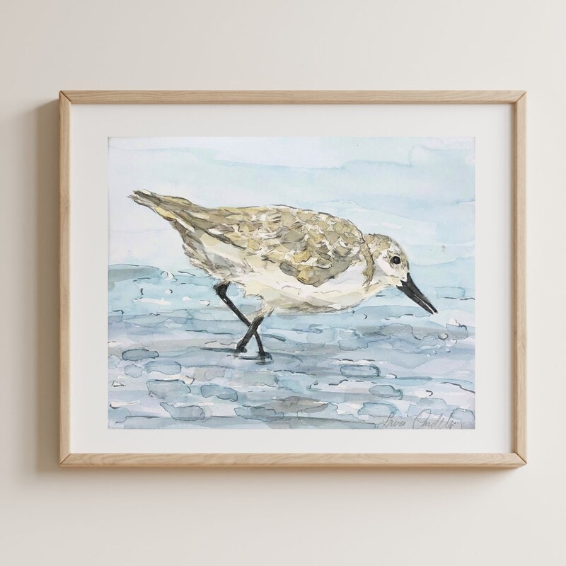 Sandpiper Painting - Etsy