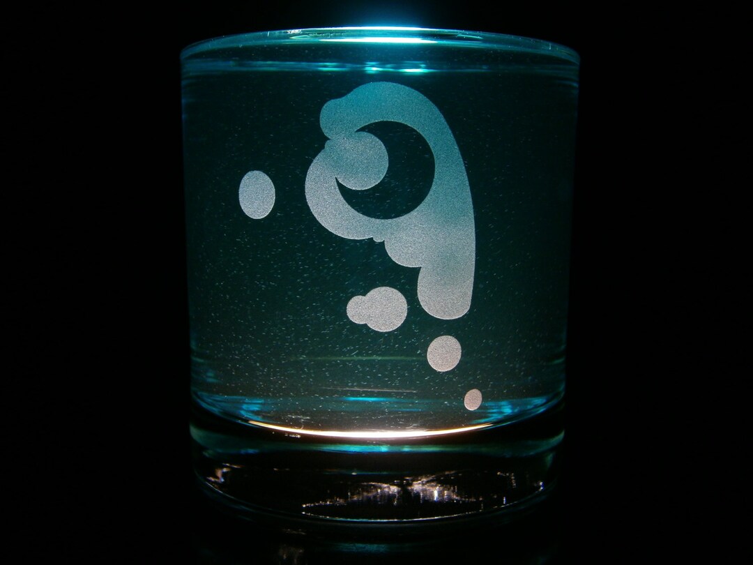 Luna Cutie Mark - Rocks Glass - Etsy