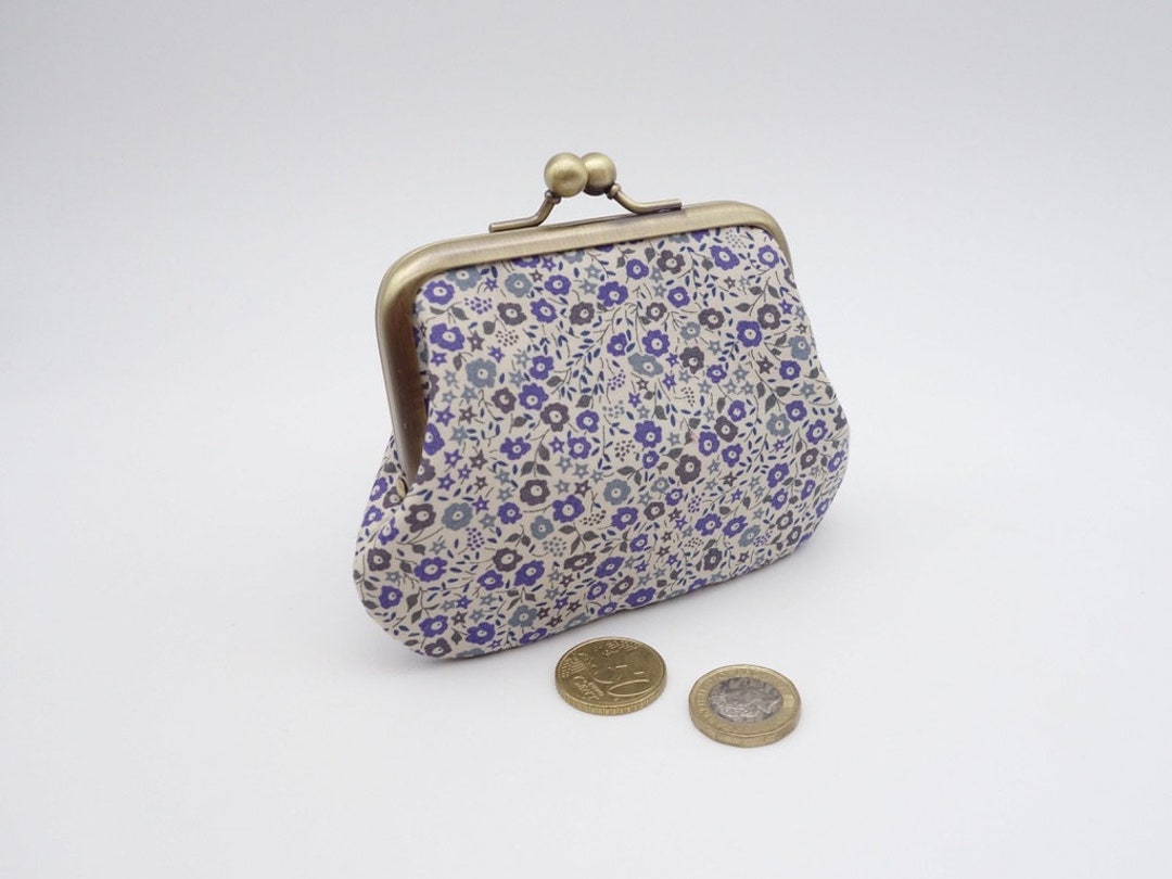 Twin Metal Frame Change Purse Tana Lawn Liberty of London Fabric ...