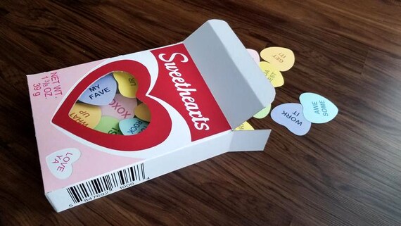 DIY Giant Candy Box .SVG File AND .pdf Tutorial Booklet | Etsy