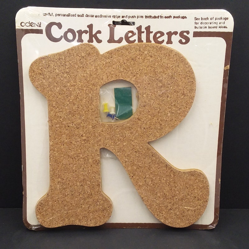 Cork Letter - Etsy