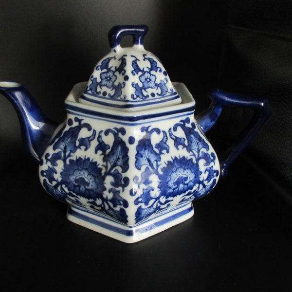 Blue Teapot - Etsy