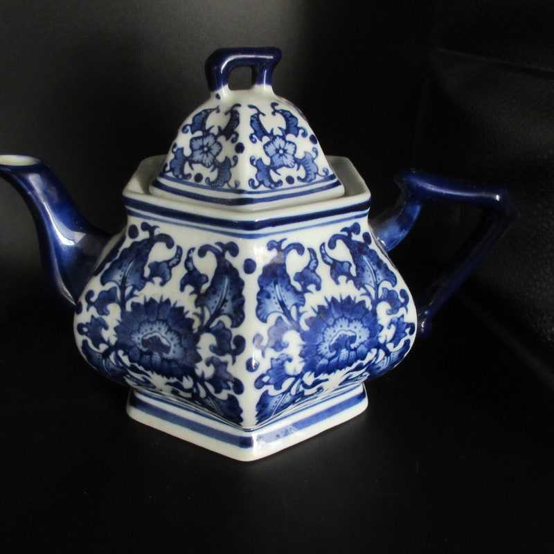 Blue Teapots - Etsy