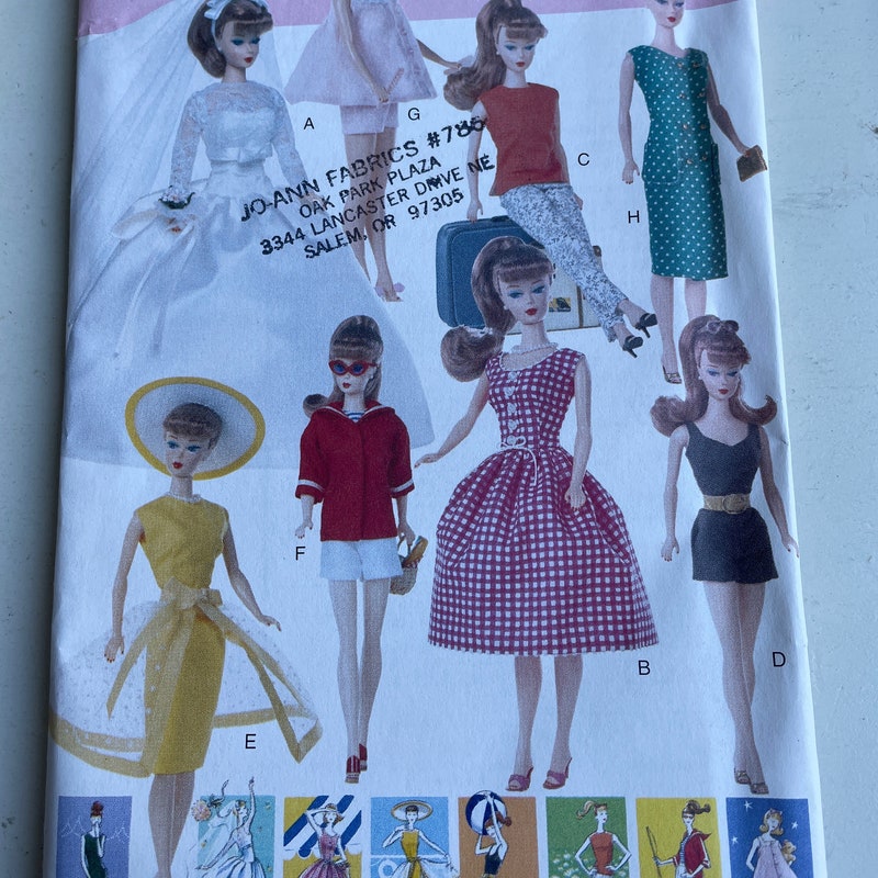 Vogue Barbie Pattern - Etsy