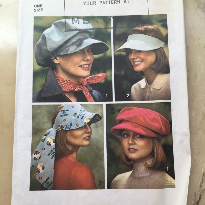 Visor Hat Pattern - Etsy