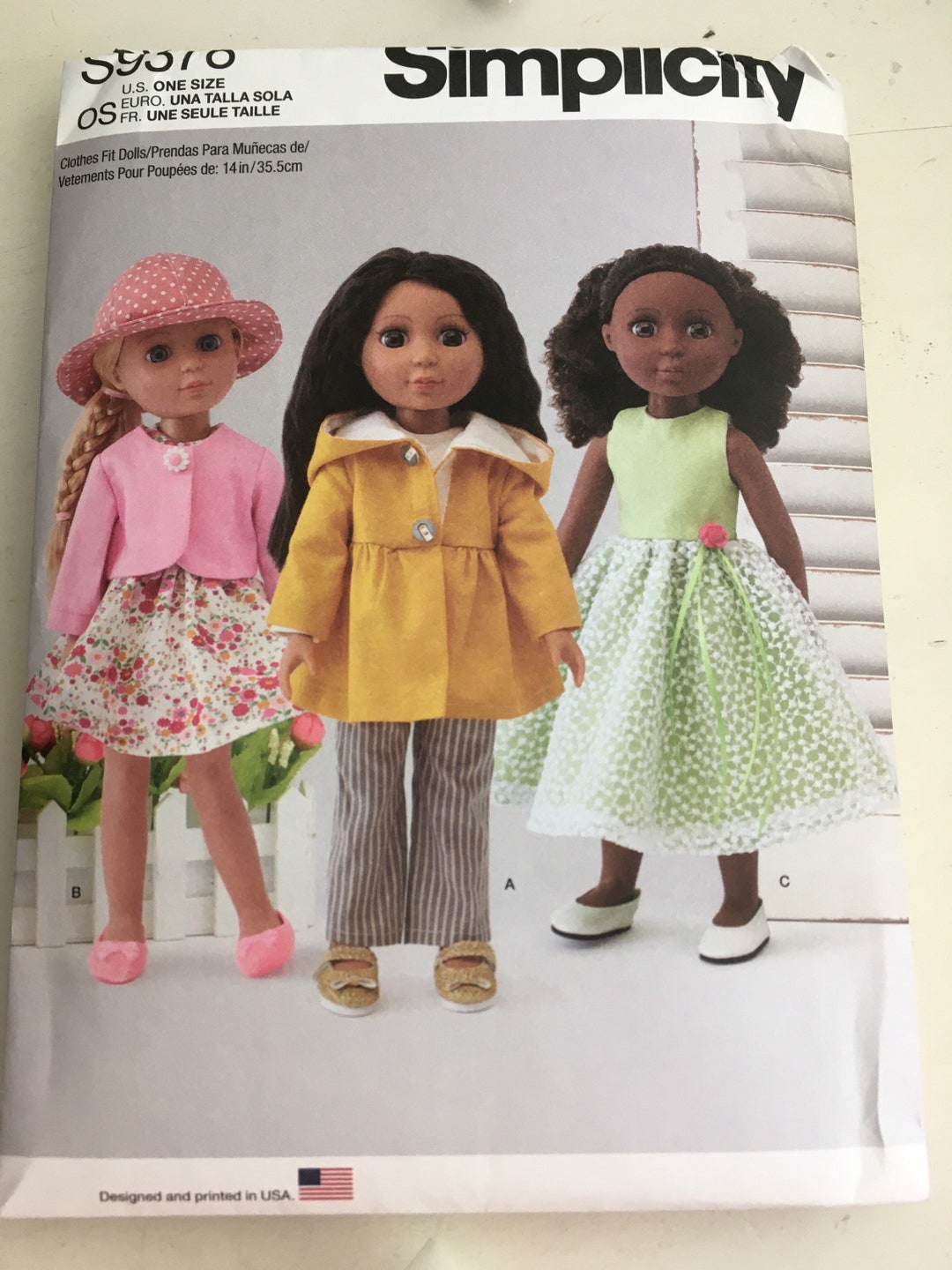 Simplicity 9378 Doll Clothes Pattern-14” Uncut - Etsy