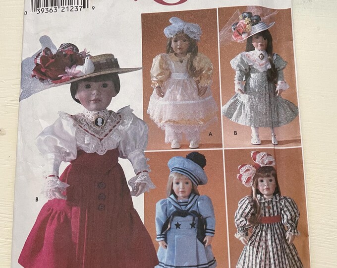 Simplicity 7998 Victorian Doll Clothes Pattern “FF” - Etsy