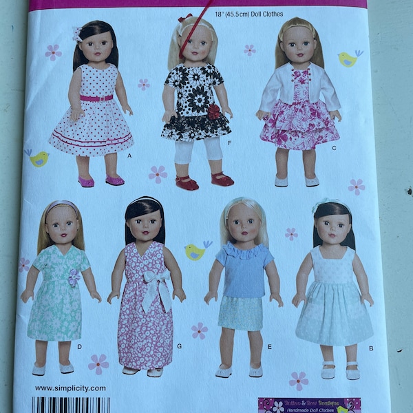 Simplicity American Girl Doll Patterns - Etsy