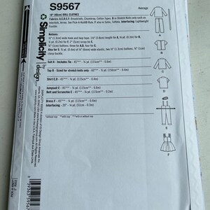 Simplicity 9567 American Girl/boy Doll 18 Clothes Pattern New Release ...