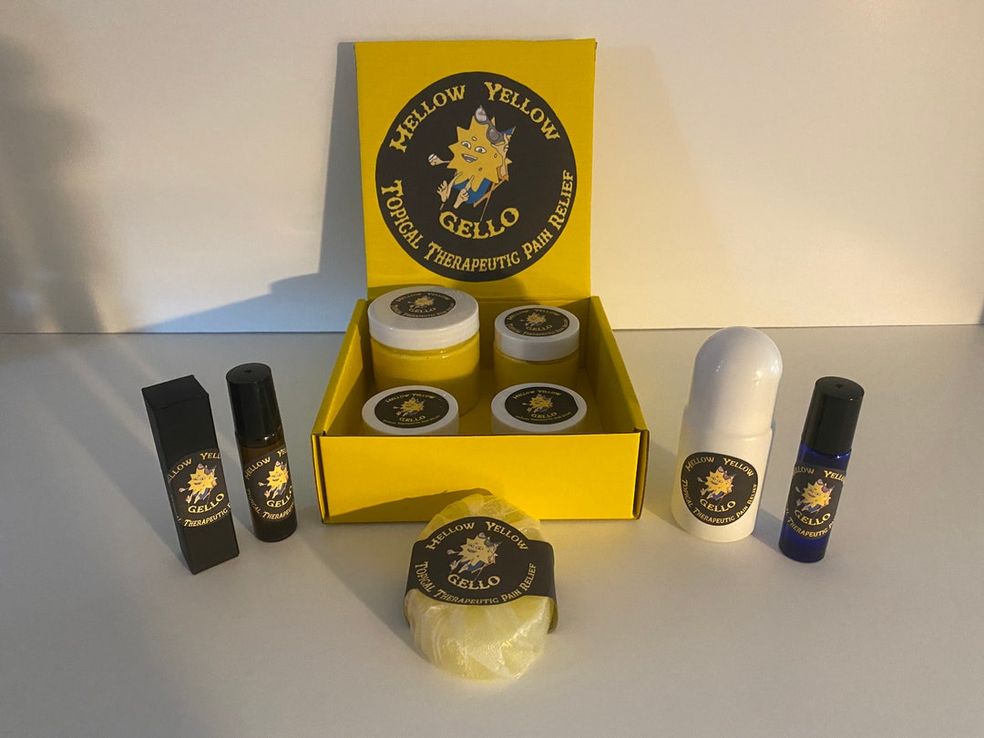 Mellow Yellow Gello is a Topical Pain Reliever. It Works on Minor Aches ...