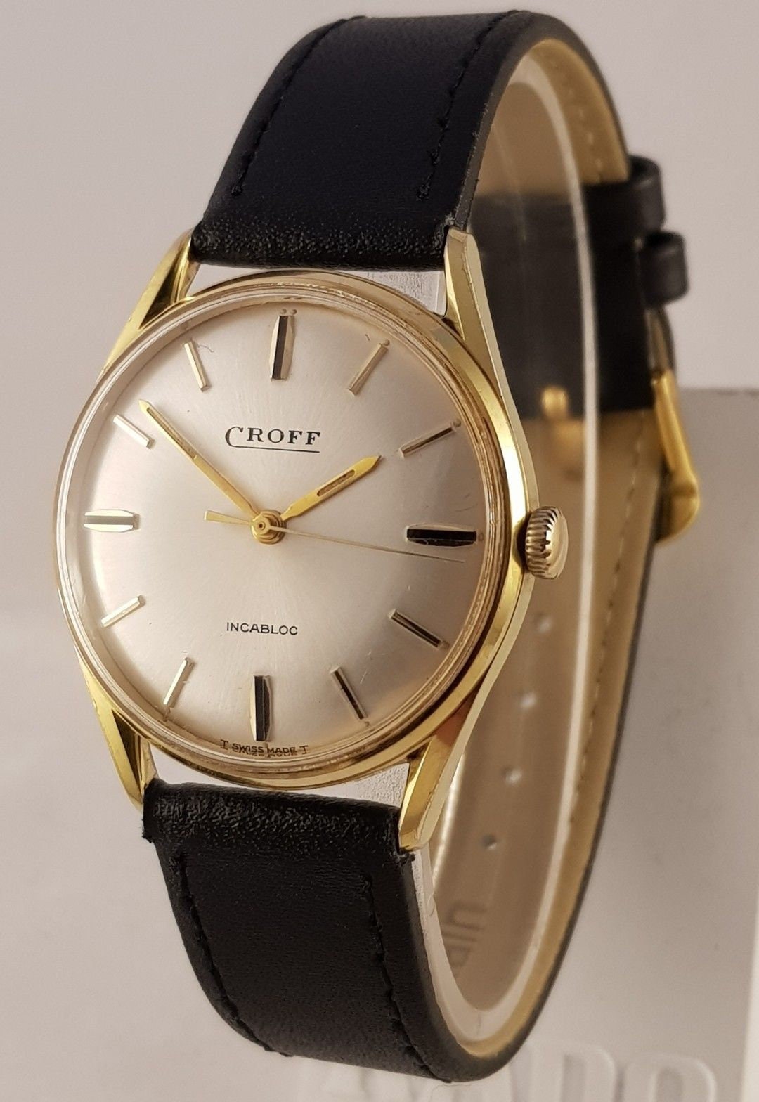 Gent's Vintage Swiss Croft Watch - Etsy